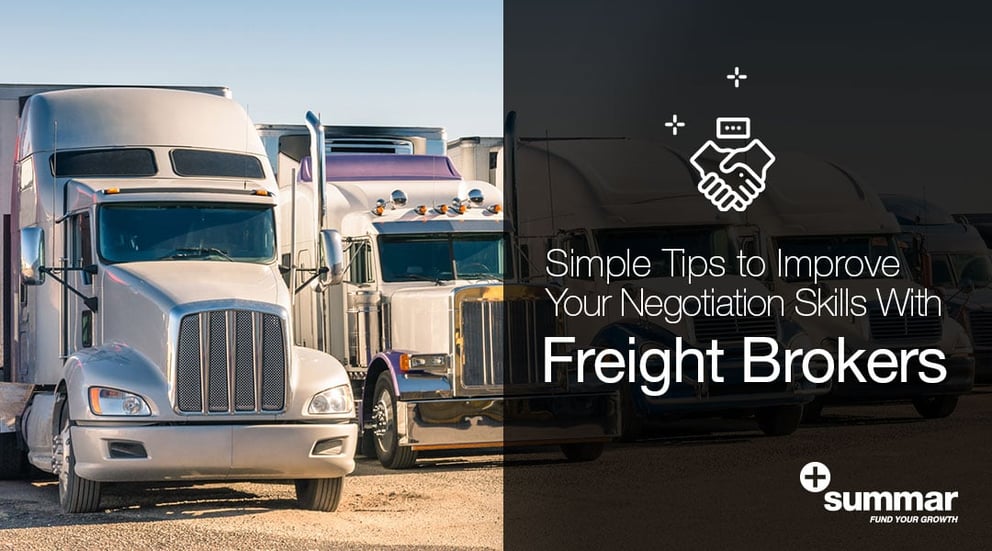 Simple Tips To Improve Your Negotiation Skills With Freight Brokers
