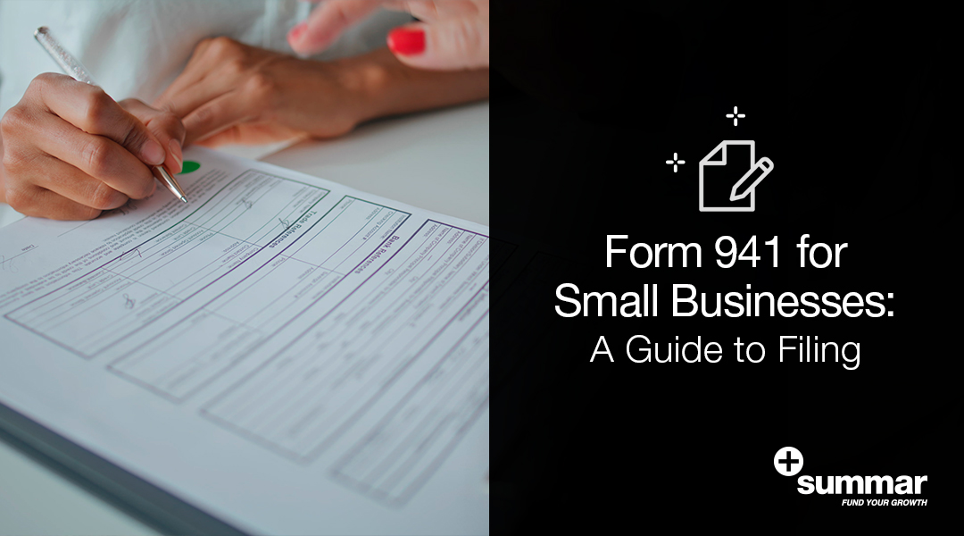 Form 941 for Small Businesses: A Guide to Filing